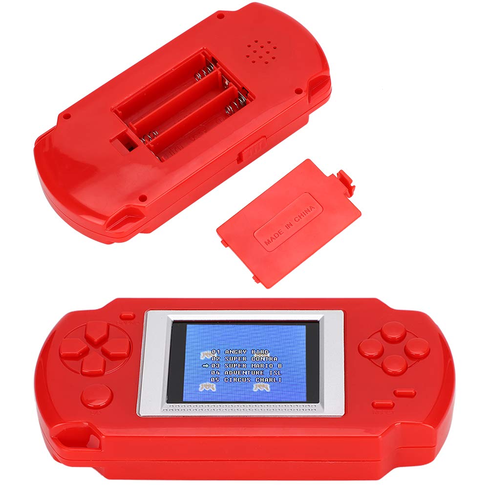 Handheld Game for Kids, Children Game Console,2.0-inch Handheld Game Console Color Screen Ideal Children 268 in 1(red)