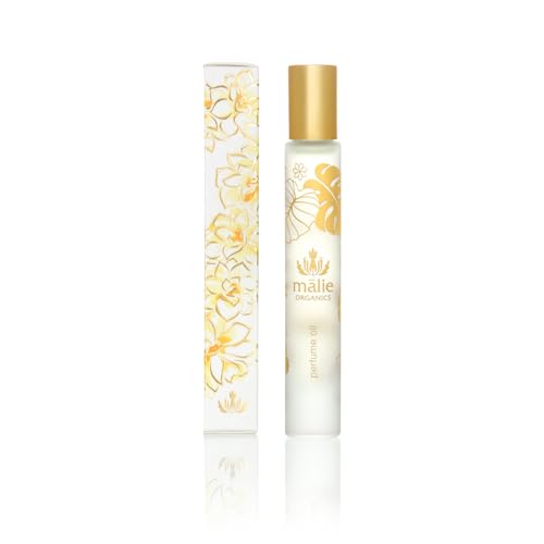 Malie Organics' Pikake Perfume Oil Roll On with Organic Hawaiian fragrances, 1 Pack