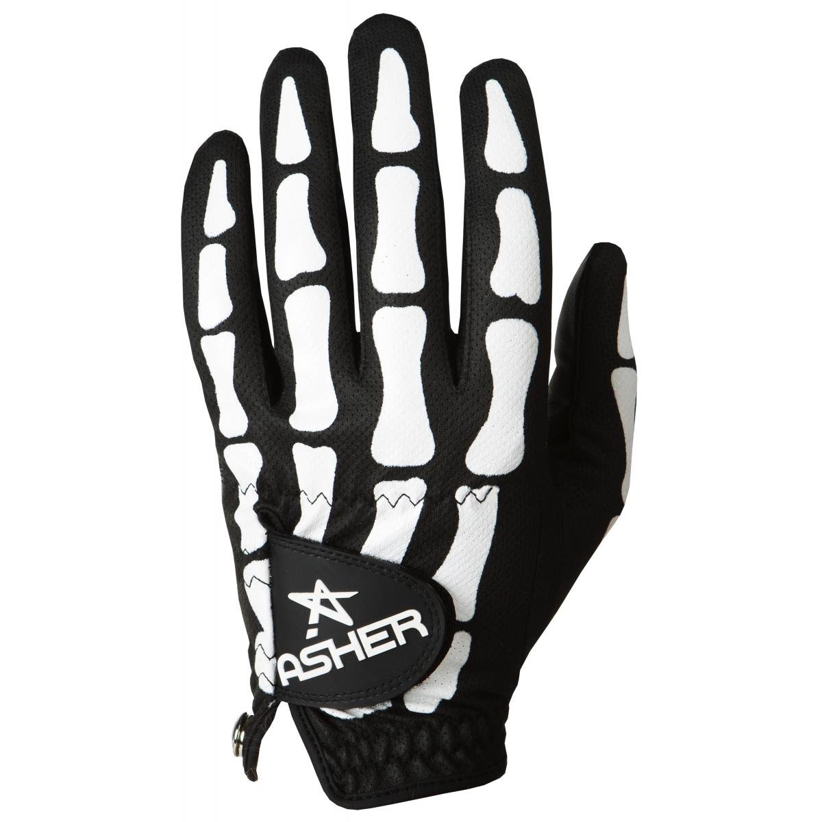 Asher Men's Deathgrip Left Hand Glove, White, Medium