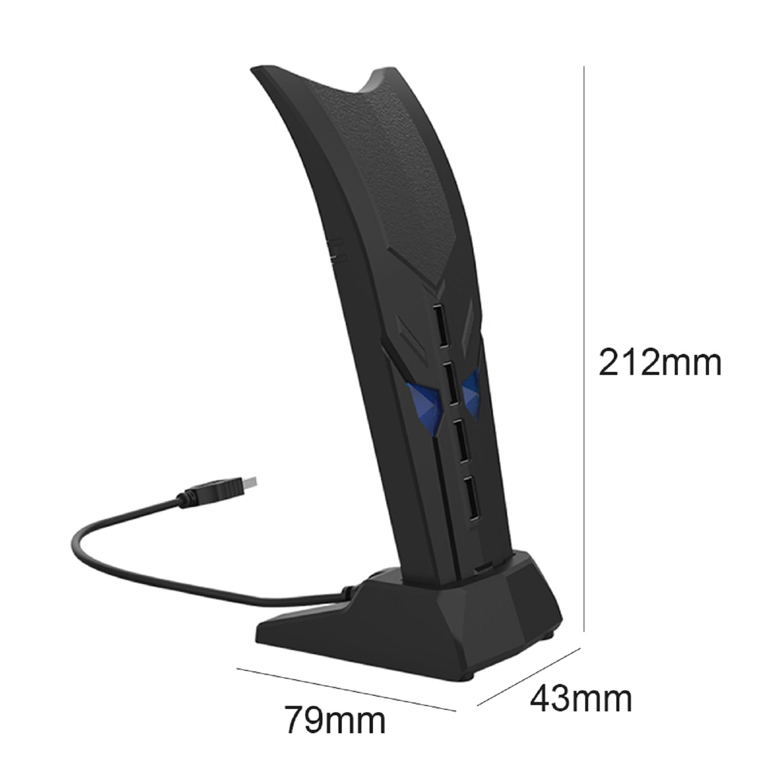 arVin Extender USB HUB for PS5, High-Speed 4 Port USB 2.0 Splitter Expansion Adapter USB Extender Charger for Playstation 5/4/3/Xbox Series X/S/Xbox One/360/Nintendo Switch Game Console & Controller