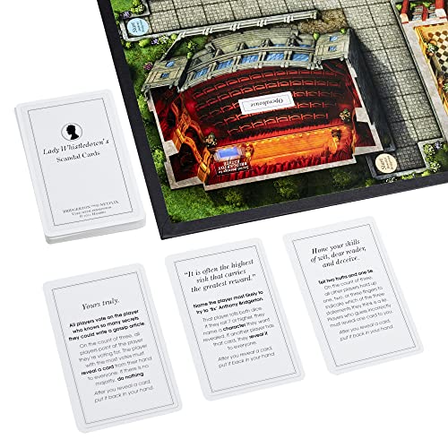 Hasbro Gaming Clue: Bridgerton Edition-BoardGame for Ages 17+Game for Bridgerton Fans for 3-6 Players, Inspired by Shondaland's Original Series on Netflix