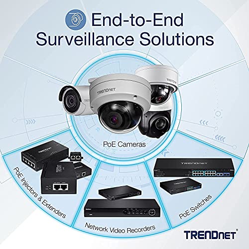 TRENDnet 8-Port Industrial Gigabit Poe+ Wall-Mounted Front Access Switch, TI-PG80F, 8X Gigabit Poe+ Ports, DIN-Rail Mount, 48 –57V DC Power Input, IP30, 200W Poe Budget, Lifetime Protection