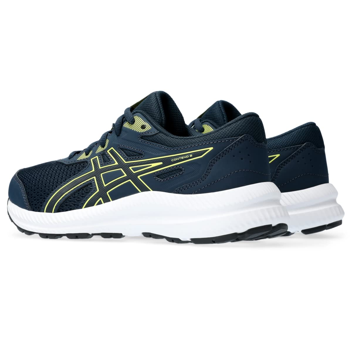 ASICS Kid's CONTEND 8 Grade School Running Shoes, 3, FRENCH BLUE/BLACK