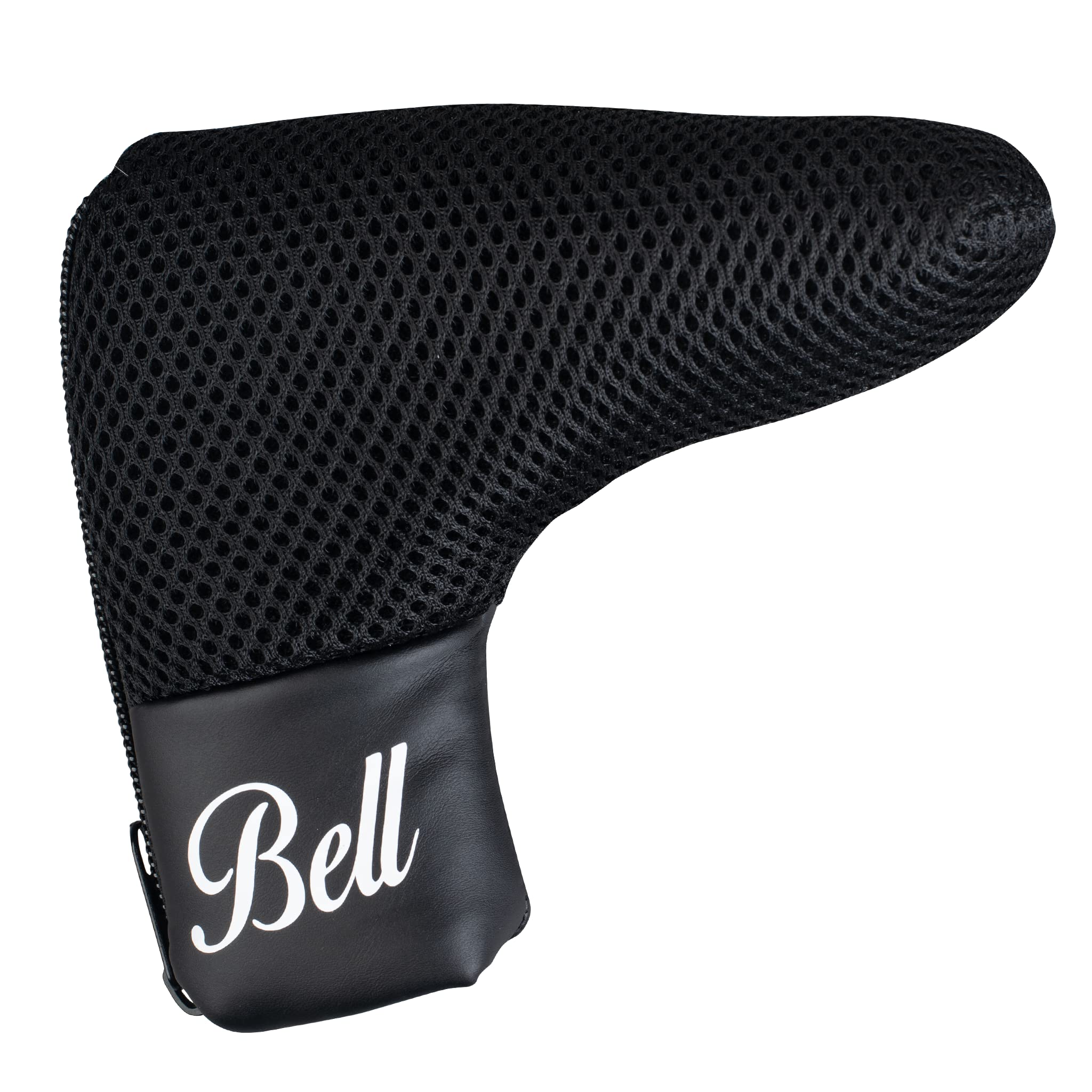 Bell II H-410 Half-Offset CNC Milled Oversize Blade Golf Putter + Winn 15" Counter-Balance Grip (Left, 39)