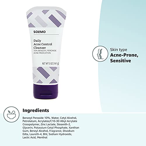 Amazon Brand - Solimo 3-in-1 Men Refreshing Shower Gel For Hair, Face & Body- Pack of 6 (6 bottles x 400 ml)