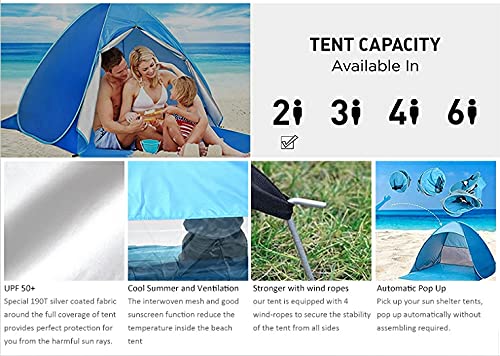 Aleena's Beach/Camping Tent, Yellow, AL21