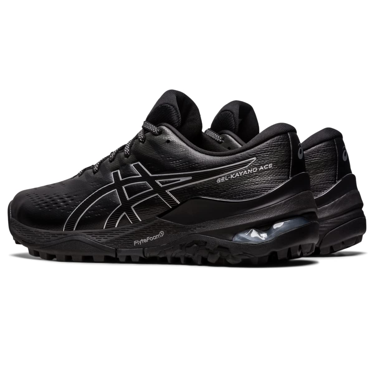 ASICS Men's Gel-Kayano ACE Golf Shoes, 13, Black/Black