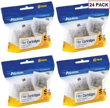 Aqueon 24-Pack Filter Cartridge for Aquarium, Small