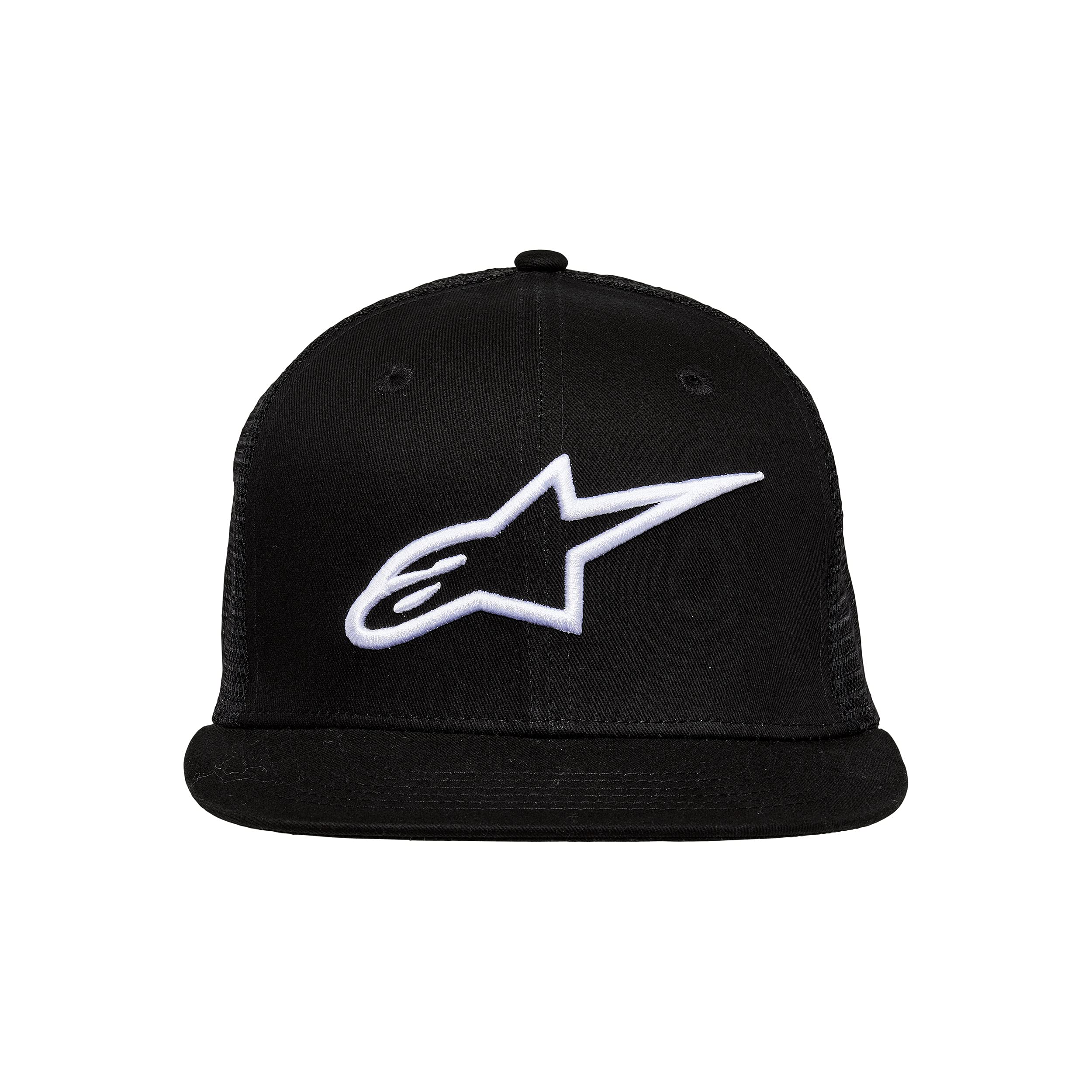 Alpinestars Men's Corp Trucker Snapback, Black/Black, One Size