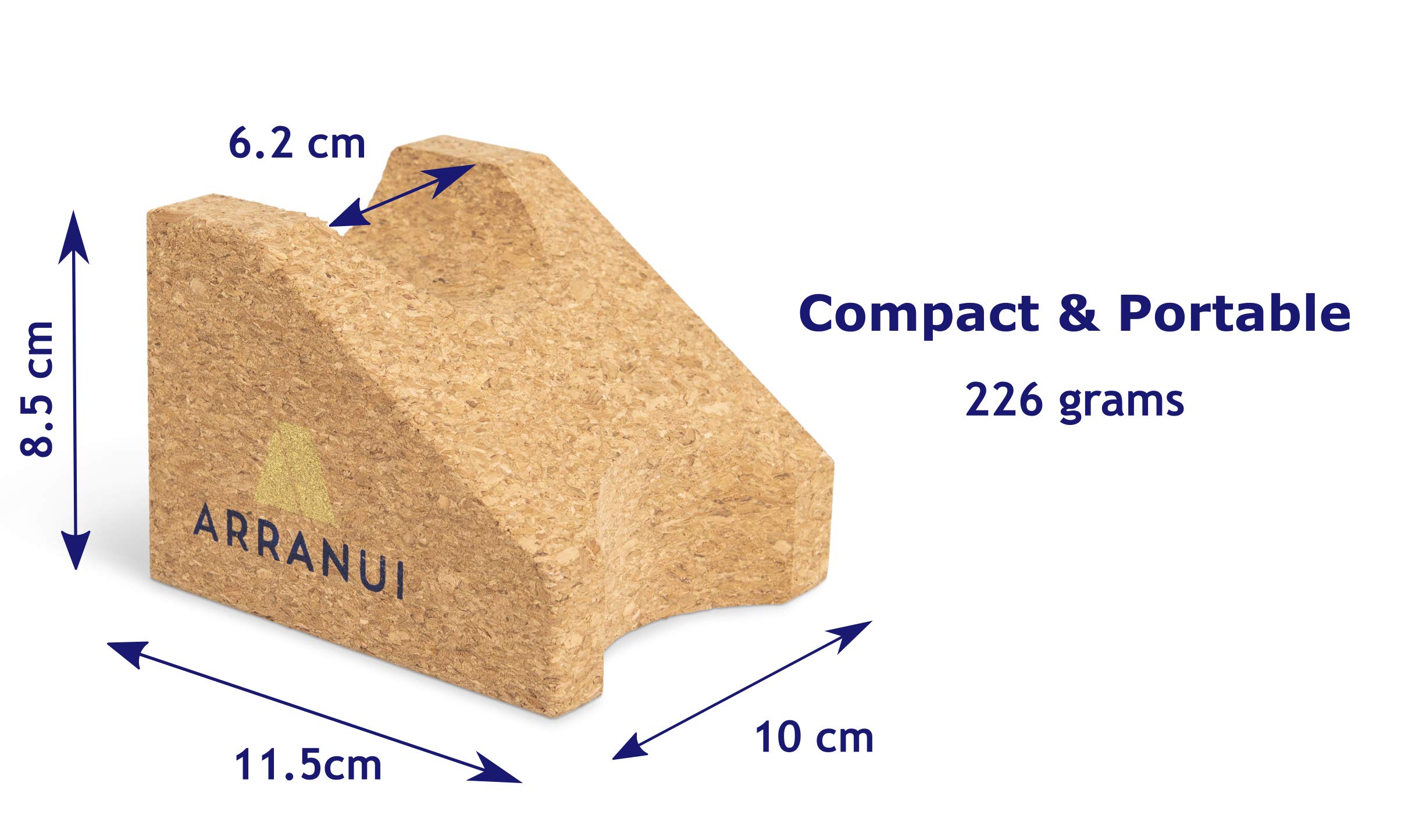 ARRANUI Guitar Neck Rest - Sturdy Cork Neck Support Cradle For Repairs and Maintenance of String Instruments - Complete with String Cleaner Tool