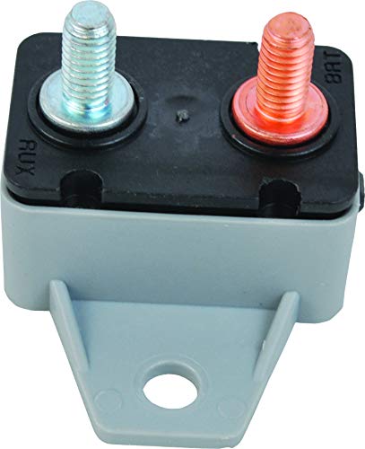 attwood 7623-7 Compact 50-Amp Marine Boat 12V/24V Circuit Breaker, metal