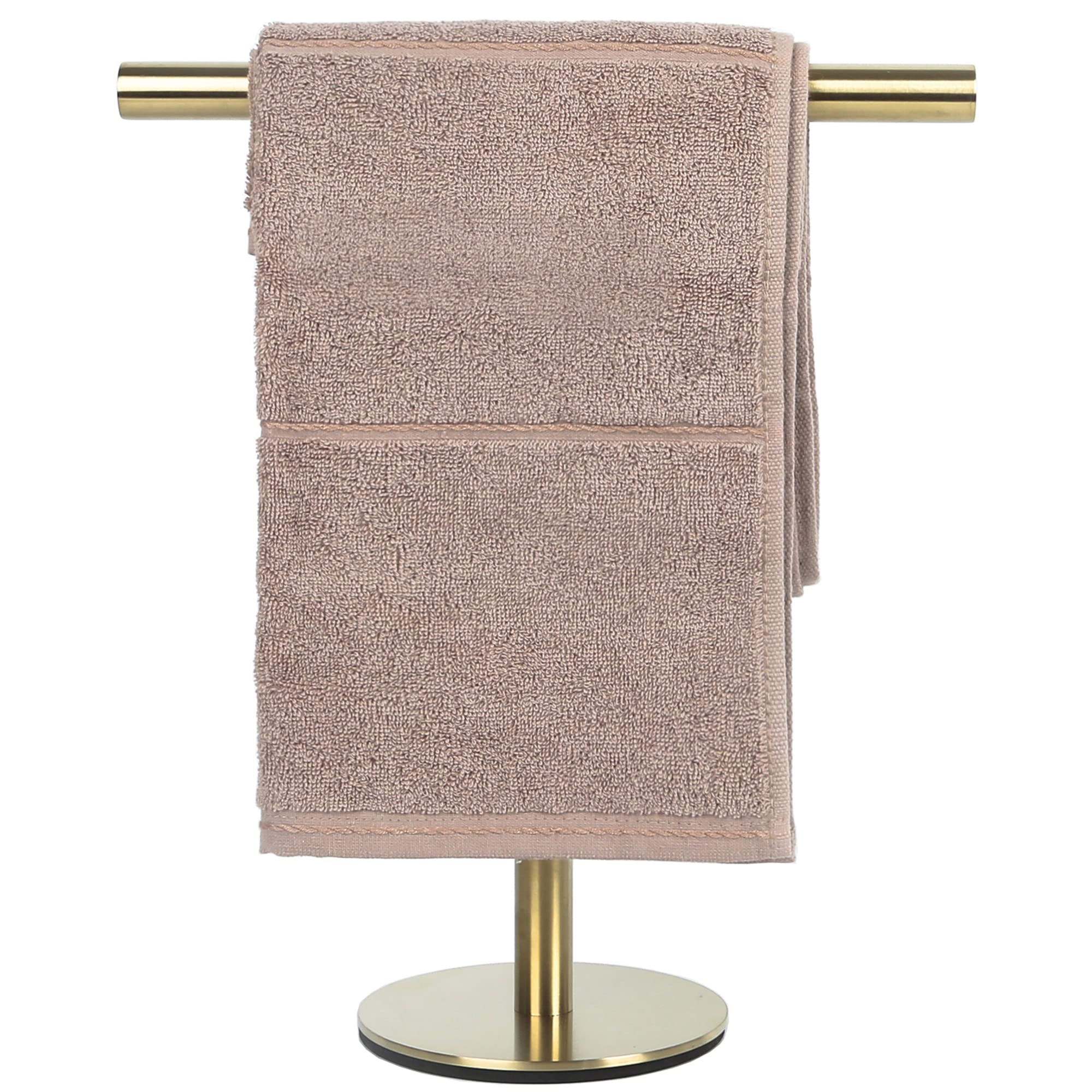 Bathroom Hand Towel Holder Stand,T-Shape Hand Towel Holder Stand SUS304 Stainless Steel for Bathroom,Kitchen or Vanity Countertop