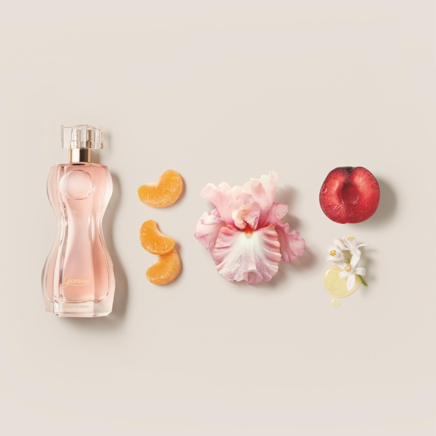 O BOTICARIO Glamour Eau de Toilette, Long-Lasting, Sweet and Floral Fragrance Perfume for Women, 2.5 Ounce