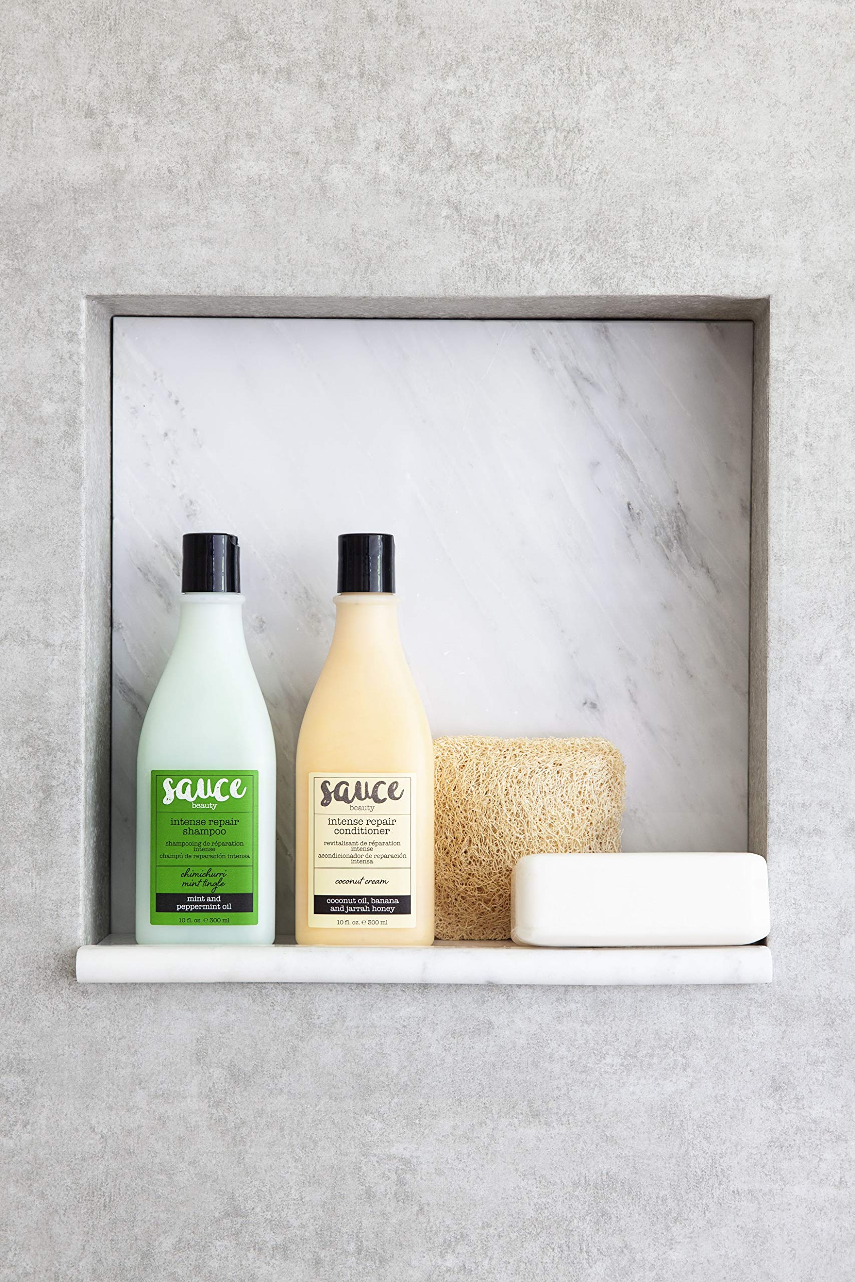 Sauce Beauty Chimichurri Mint Shampoo and Coconut Cream Conditioner Set - 2 10 fl. oz. Bottles