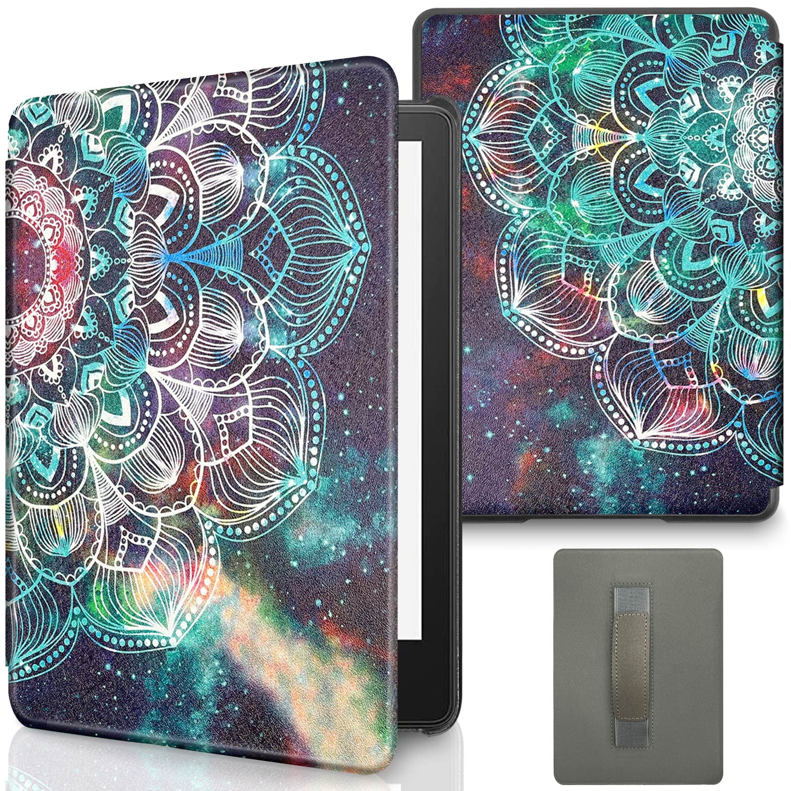 Aippdo Case for 6.8” Kindle Paperwhite 11th Generation 2021- Premium Lightweight Book Cover with Auto Wake/Sleep for Kindle Paperwhite 2021 Signature (Mandala)