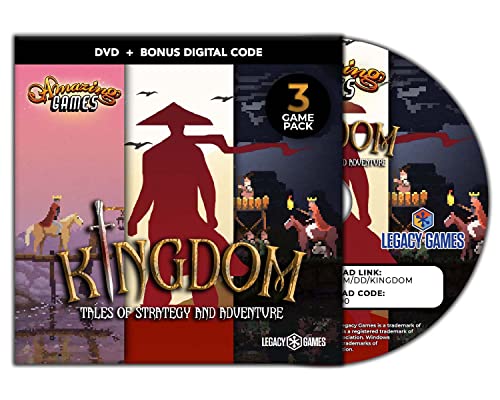 Amazing Adventure Games: Kingdom: Tales of Strategy & Adventure - 3 Game Pack, PC DVD with Digital Download Codes