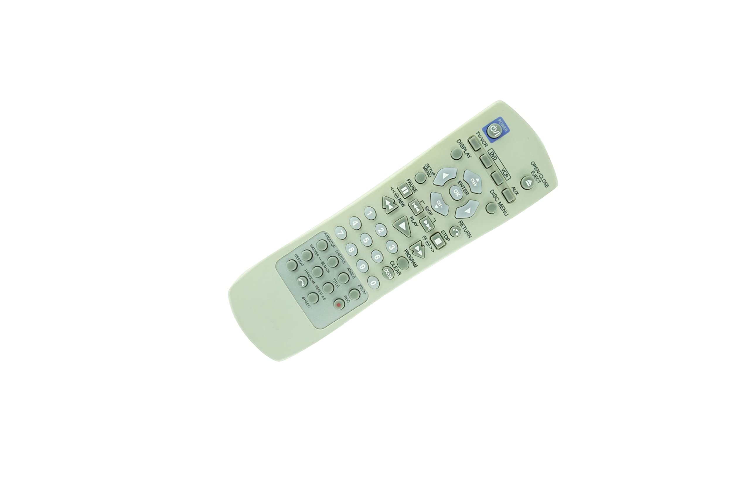 HCDZ Replacement Remote Control for JVC RM-SHRXVC11A HR-XVC11B HR-XVC12S DVD Player Video Cassette Recorder