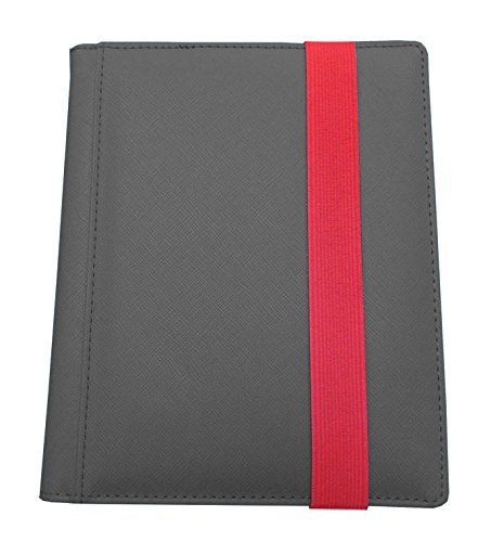 Dex Protection Card Binder 4 | Stores 160 Gaming Cards | Includes 20 Side Loading Card Pages | 4 Card Page Format | BandClosure | Smooth Matte Padded Finish | Velvet Lined Interior