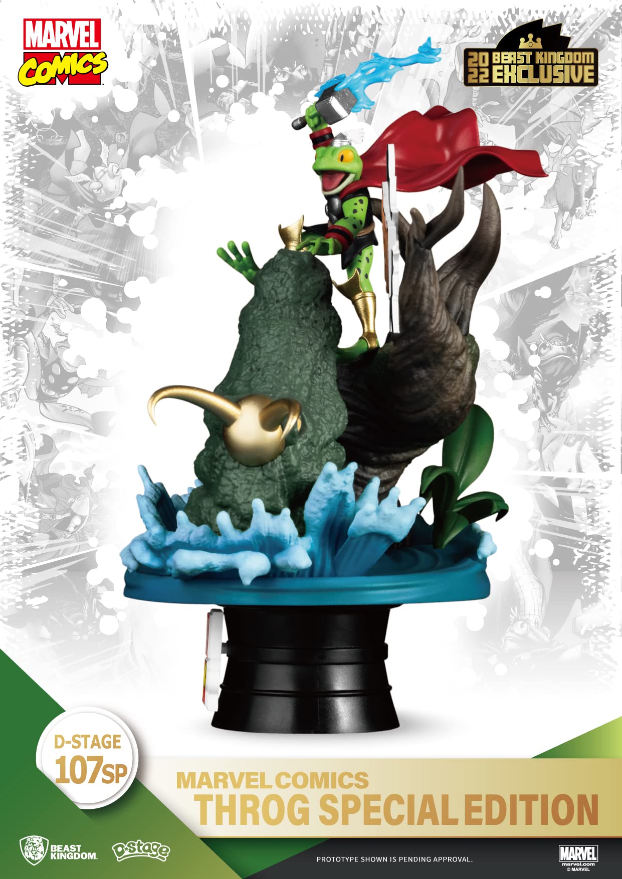 Marvel Comics: Throg DS-107SP SDCC Exclusive D-Stage Statue