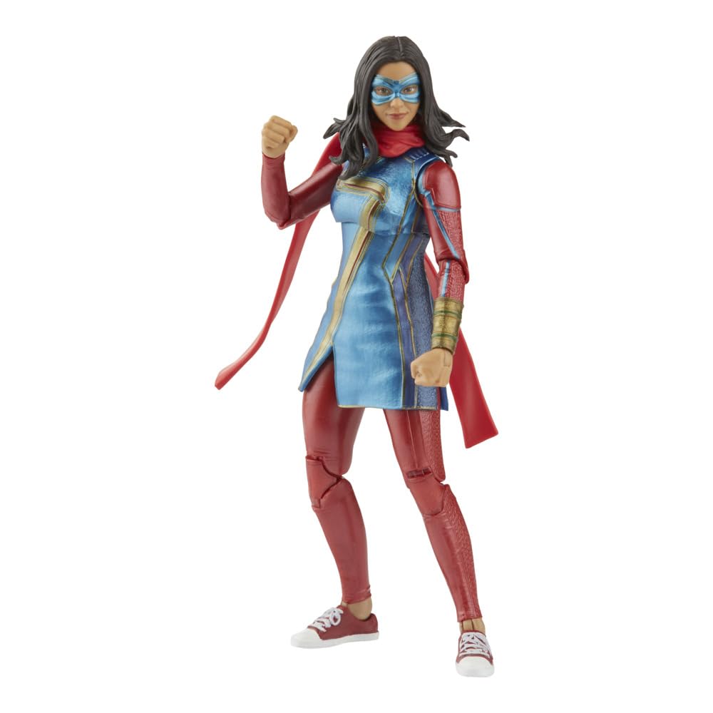 Marvel Hasbro Legends Series Disney Plus Ms MCU Series Action Figure 6-inch Collectible Toy, Includes 2 Accessories and 1 Build-A-Figure Part