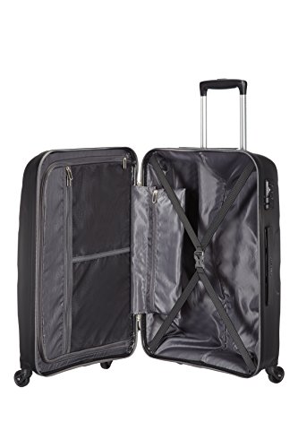 American Tourister Hand Luggage, Black (Black), L (75 cm-91 L)