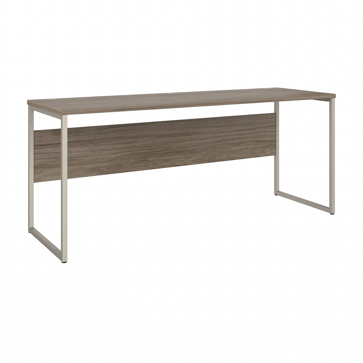 Bush Business Furniture HYD272SG Hybrid 72-Inch Computer Table Desk with Metal Legs, Storm Gray
