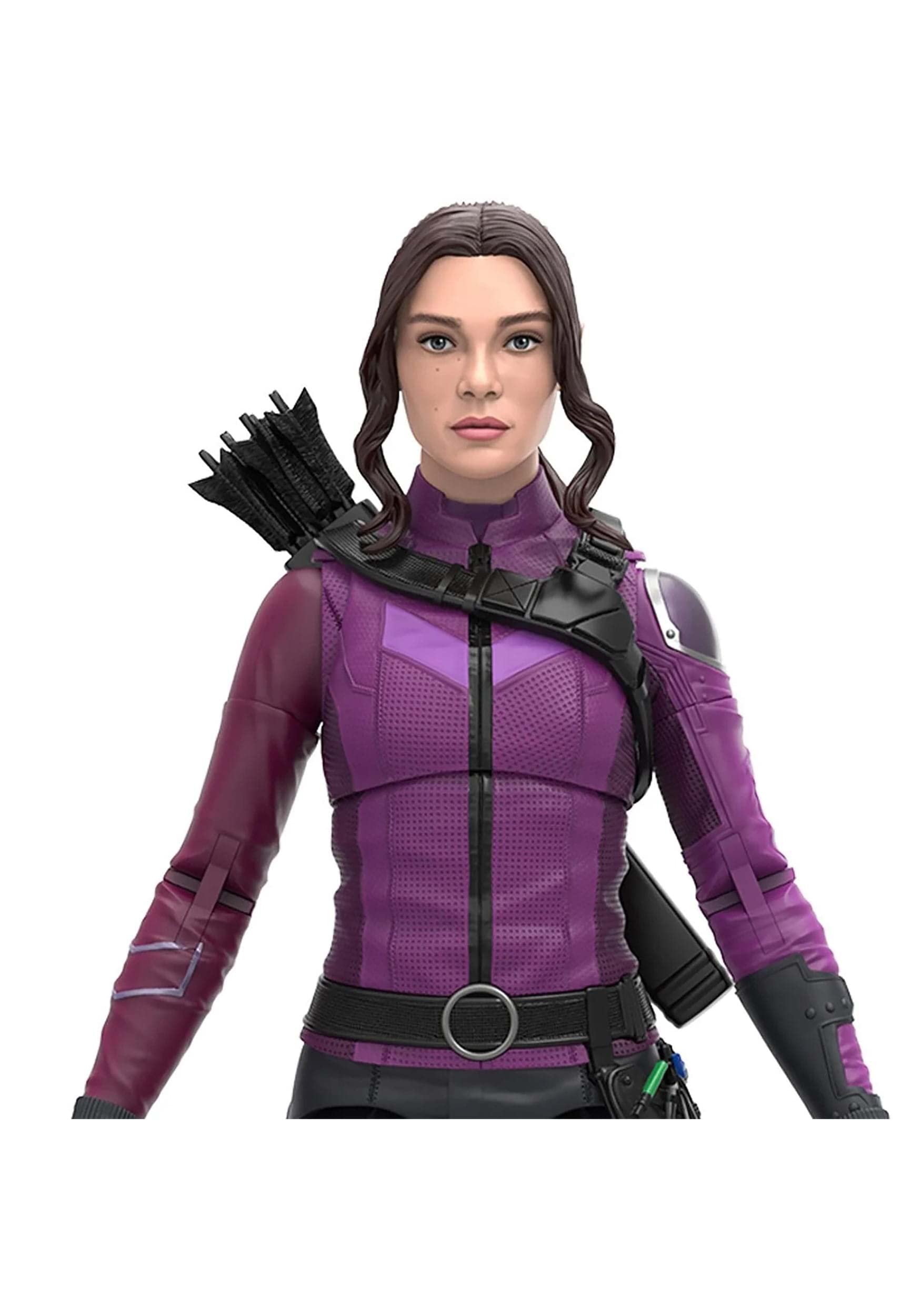 Marvel Legends Series MCU Disney Plus Kate Bishop Hawkeye Series Action Figure 6-inch Collectible Toy, 3 Accessories, 1 Build-A-Figure Part