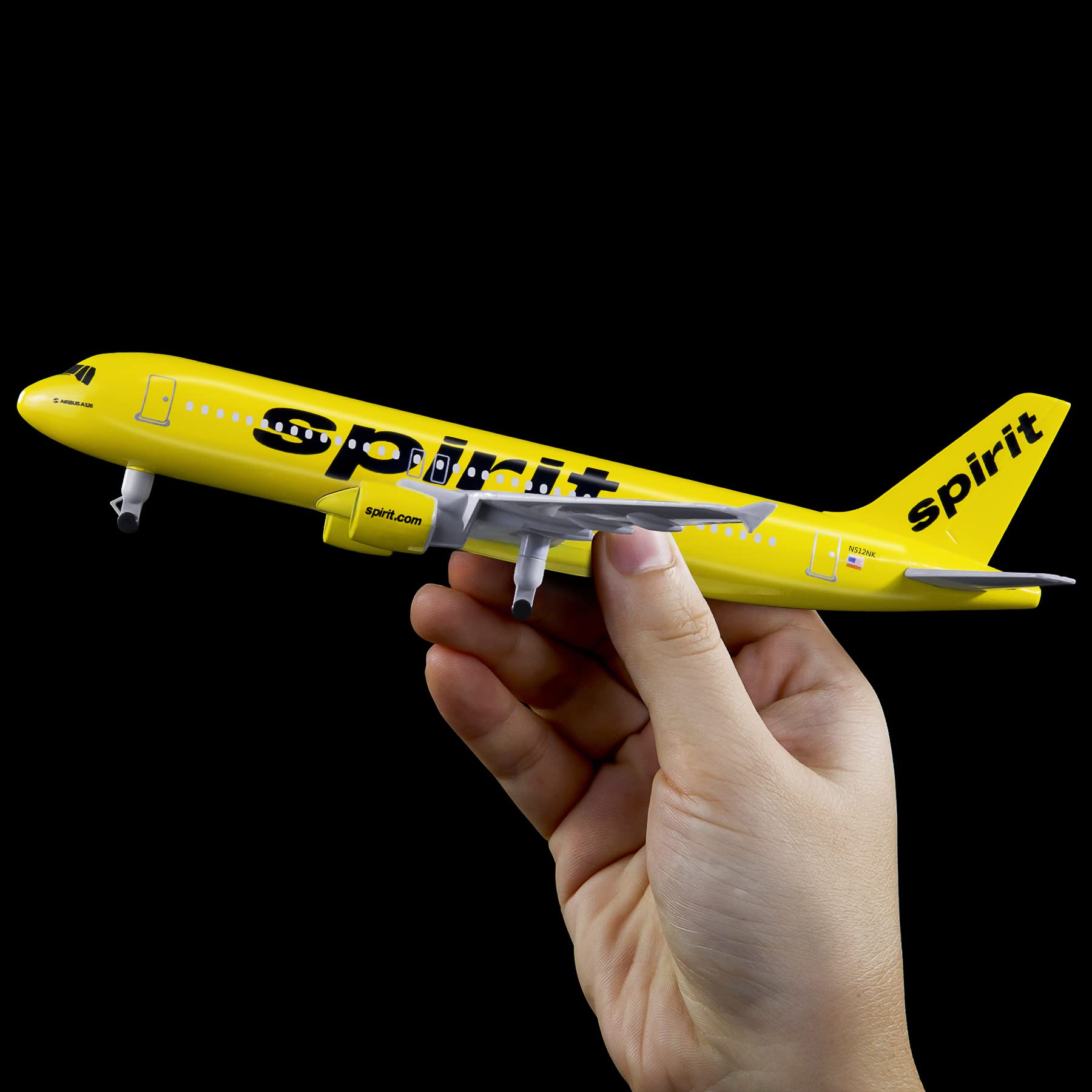 Busyflies 1:300 Scale American Spirit Airlines 320 Airplane Models Alloy Diecast Airplane Model