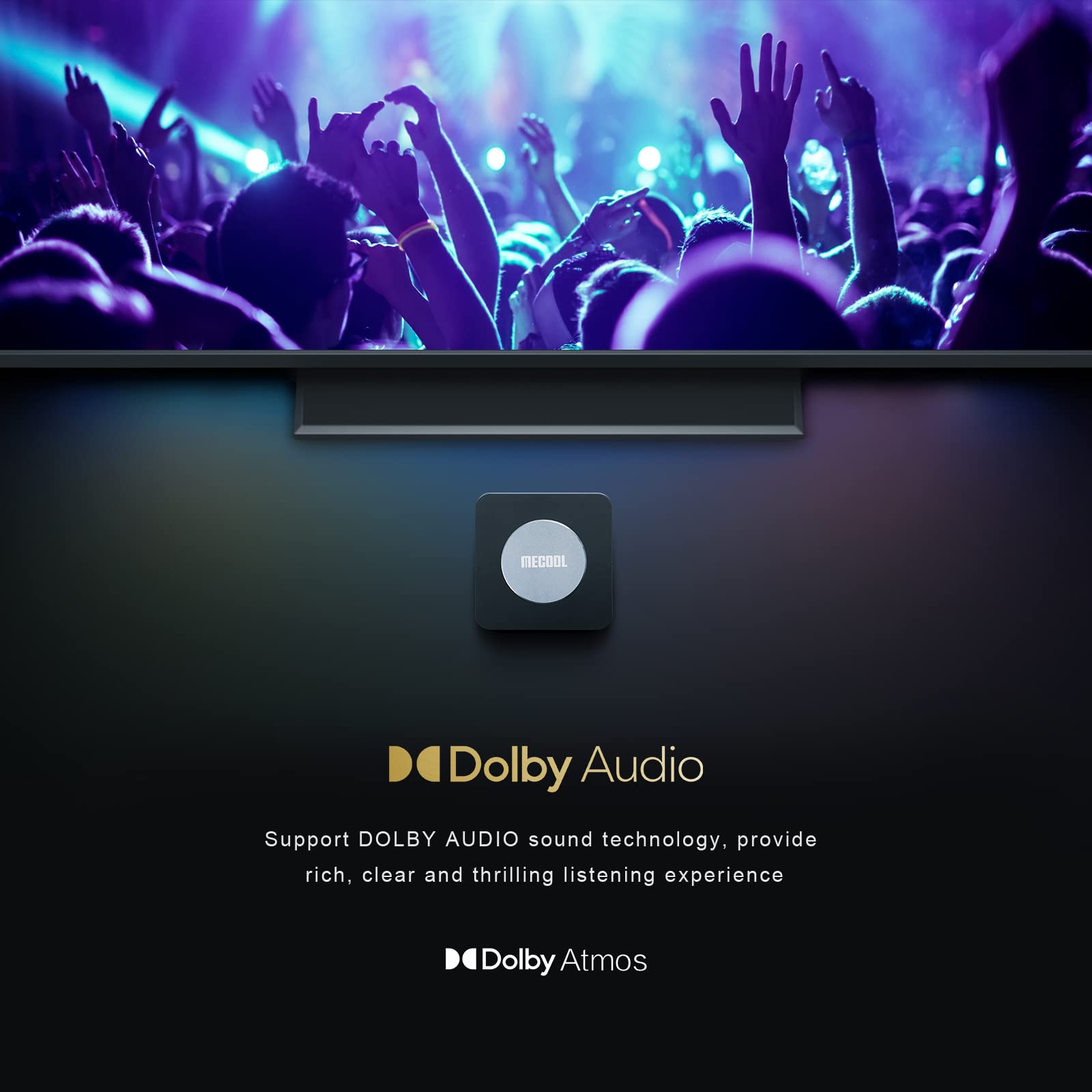 Android 11.0 TV Box, MECOOL KM2 Plus 2GB 16GB Smart TV Box with Netflix Certified, Google Assistant Dolby Atmos, TV Box 4K Support AV1, 2.4G/5G, Ethernet, WiFi 5, BT 5.0 with Amlogic S905X4 (Black)