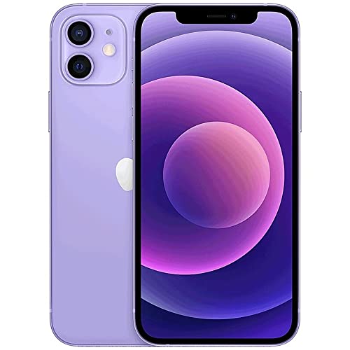 Apple iPhone 12, 64GB, Purple - Unlocked (Renewed Premium)