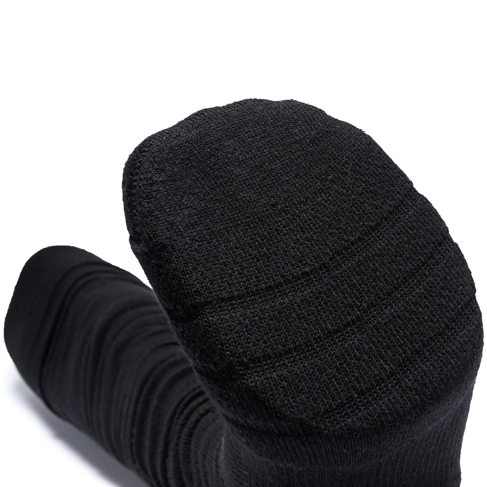 AK SOK Two Pairs Extra Long Football Socks,Men's Athletic Socks,Tight Sports Socks for Men & Boys (as1, alpha, l, regular, regular, Black)