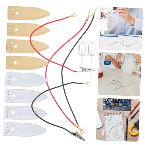 BUGUUYO 1 Set Battery Experiment Kit Fruit Experiment Tools Anode for Zinc Electroplating Copper Anode Experiment Supplies Electrode Material Fruit Battery Experiment Tools Zinc Anode ,