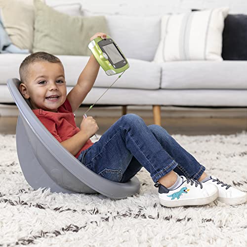 ECR4Kids Leaf Floor Seat, Rocker Chair, Sage/Grey, 6-Piece