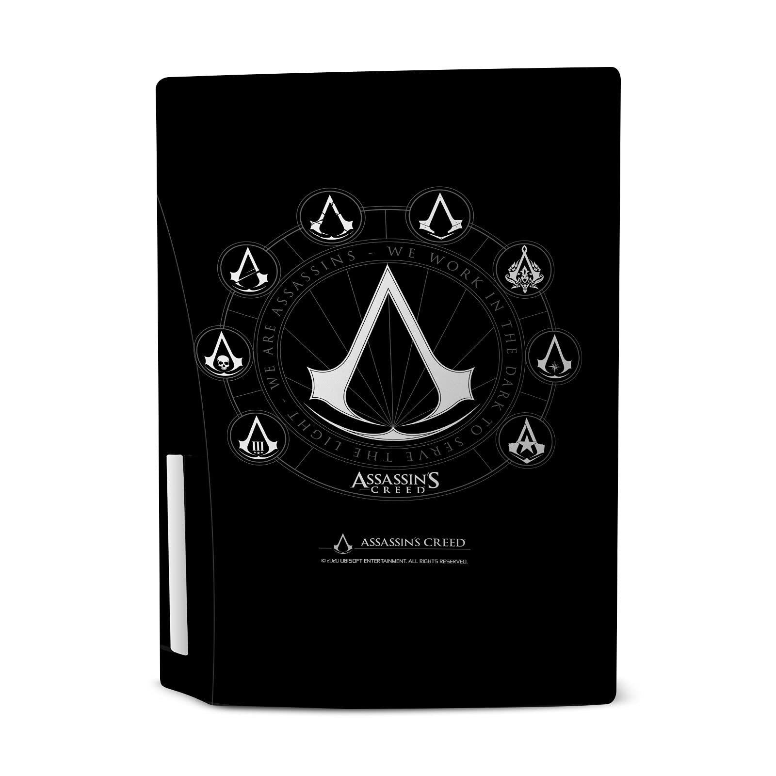 Head Case Designs Officially Licensed Assassin's Creed Crests Legacy Logo Vinyl Faceplate Sticker Gaming Skin Decal Compatible With Sony PlayStation 5 PS5 Disc Edition Console & DualSense Controller