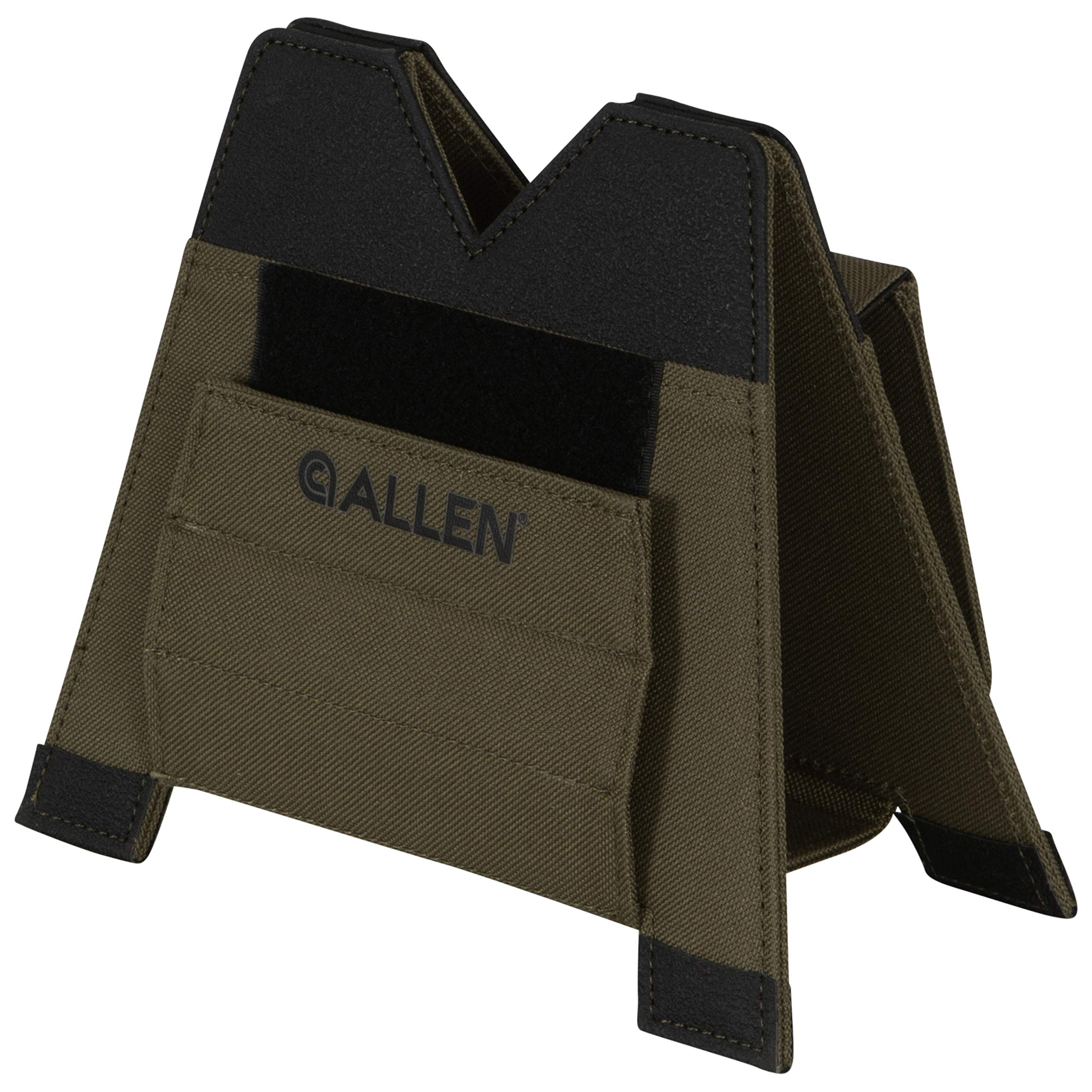 Allen Company Alpha Folding Shooting Rest with Handgun Stand- Brown/Black