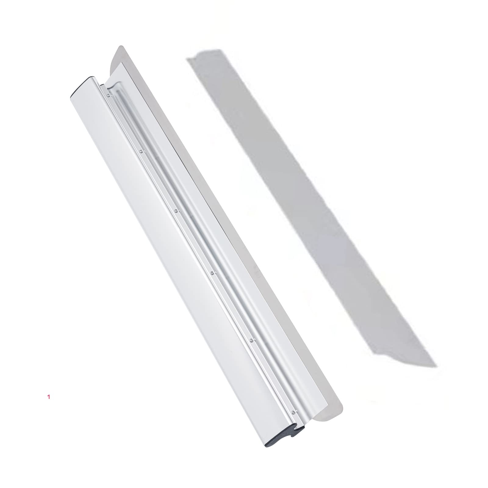 BXGTECH Skimming Blade 40" Blades with 0.5mm & 0.35mm blades 301 Stainless Steel Blade Extruded Aluminum Construction Drywall Tools High-Impact End Caps Sheetrock Gyprock Wall-Board Plasterboard