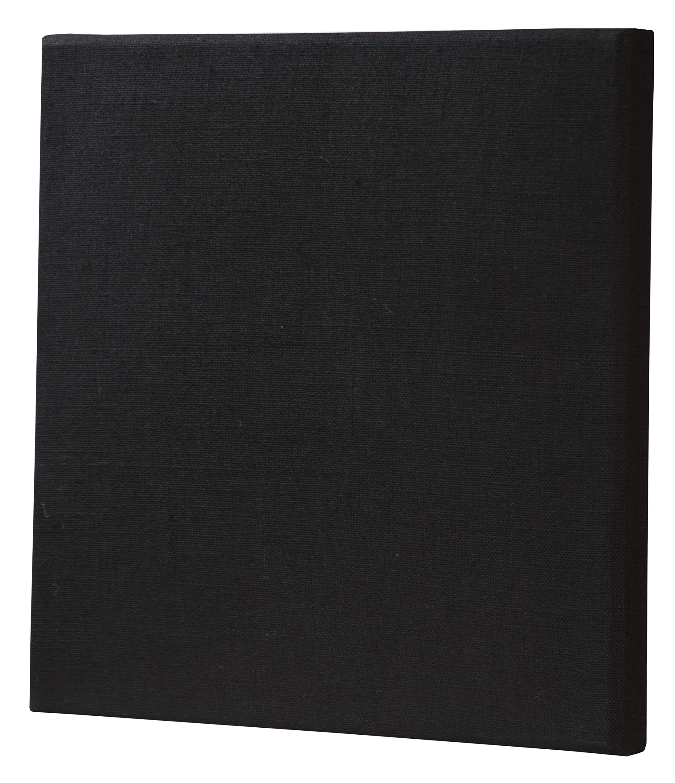 ATS Acoustic Panel 24x24x2 Inches, Beveled Edge, in Black