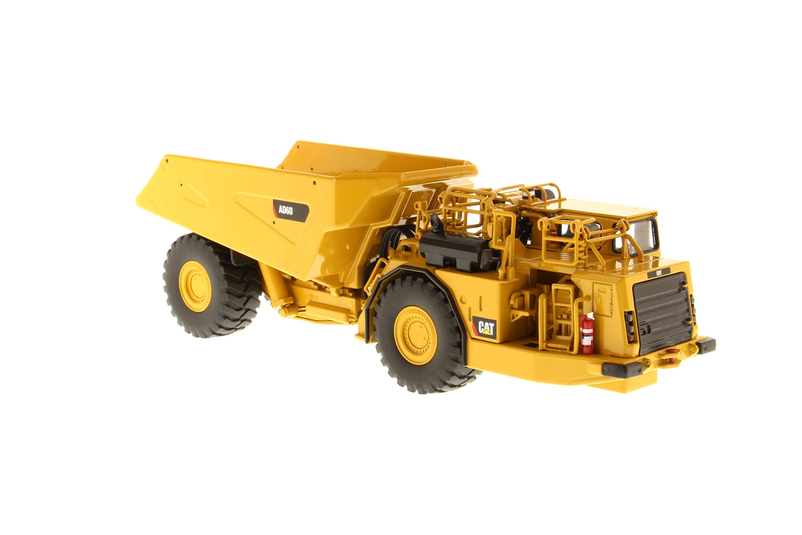Diecast Masters 1:50 Caterpillar AD60 Articulated Underground Truck, with Working LED Lights and Removable Rock Load Included β High Line Series 85516