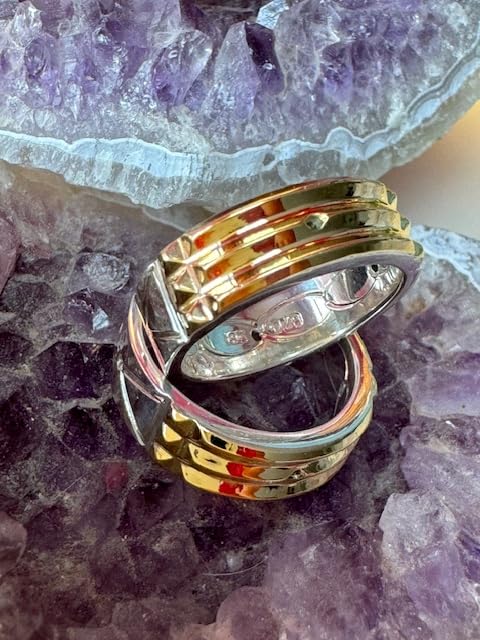 Anillo Atlante (Atlantis Ring) 970 Silver/Plata 6mm Wide 2mm Thick (9)
