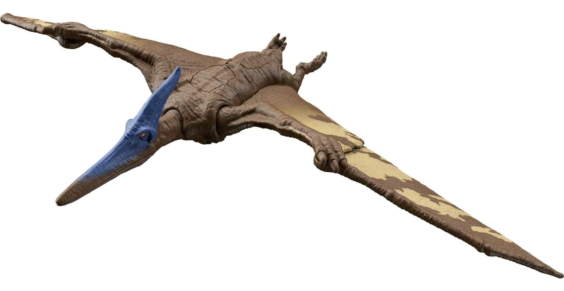 Mattel Jurassic World Dominion Roar Strikers Dinosaur Action Figure with Roaring Sound & Attack Action, Pternanodon Dino Toy Includes Downloadable App & AR