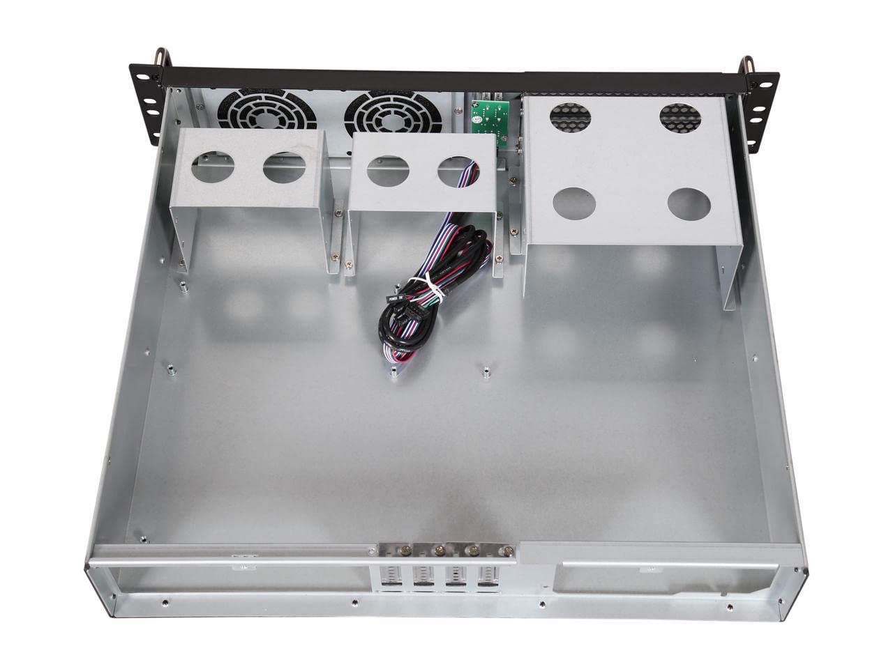 iStarUSA Group 2U Compact Rackmount 2 X 5.25 (D-214-MATX) , Black