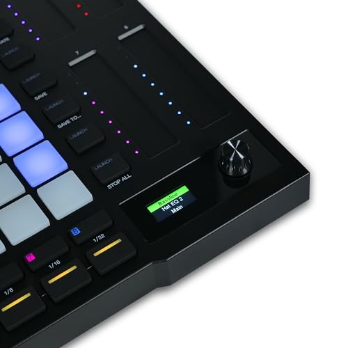 AKAI Professional APC64 Ableton MIDI Controller with 8 Touch Strips, Step Sequencer, 64 RGB Velocity-Sensitive Pads, CV Gates, MIDI In & Out, USB-C