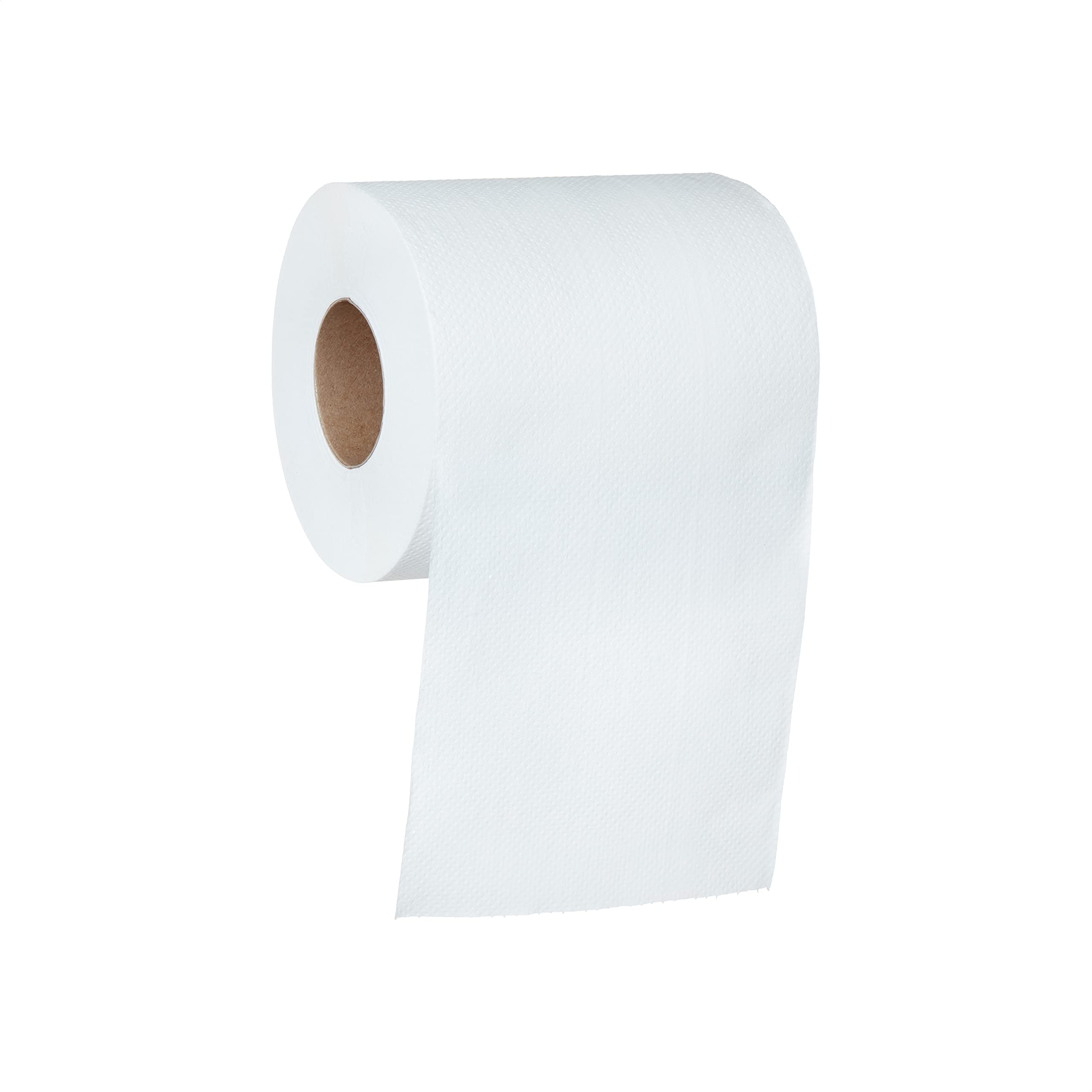 AmazonCommercial 1-Ply White Essentials Center Pull Paper Towels (SOFI-014)|Bulk for Business |Perforated, Centerfeed Hand Towels |Compatible with Universal Centerpull Dispensers|FSC Certified |600 Towles per Roll (6 Rolls)(7.6 x 10 Sheet)
