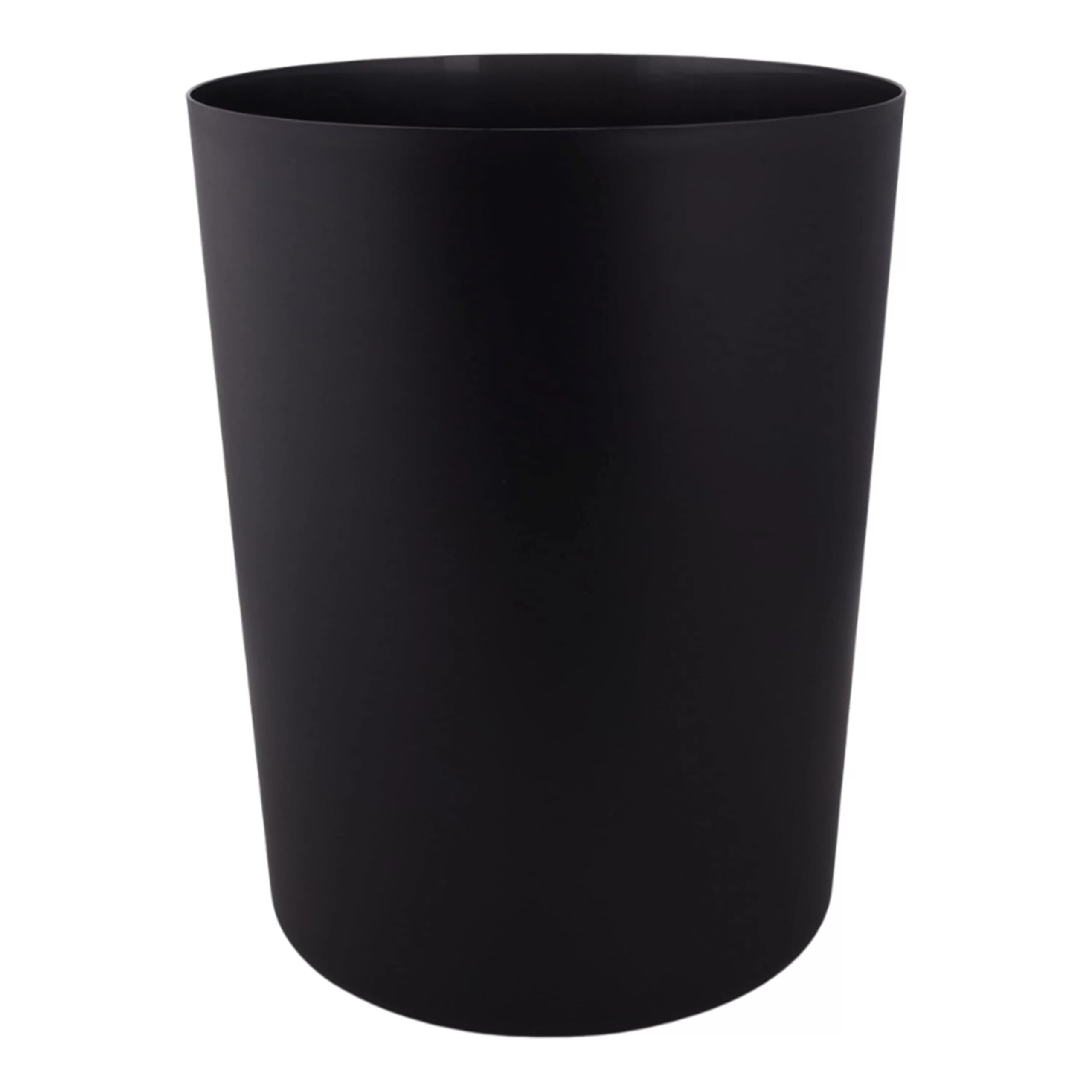 BHCHA 5 Gallon Trash Can, Plastic Office Trash Can, Black Matte