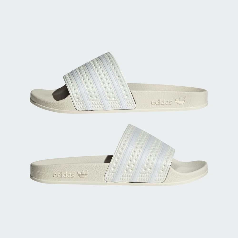 adidas Adilette Slides Women's, White, Size 10