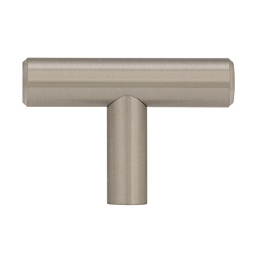 Amerock | Cabinet Knob | Sterling Nickel | 1-15/16 inch (49 mm) Length | Bar Pulls | 10 Pack | Drawer Knob | Cabinet Hardware
