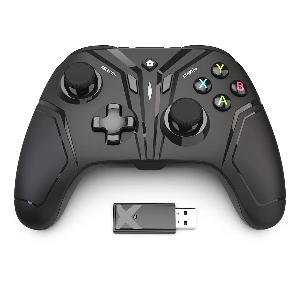 IWGAME Wireless Controller for PC/Switch/PS3, Controller with Back Button,Dual-Vibration