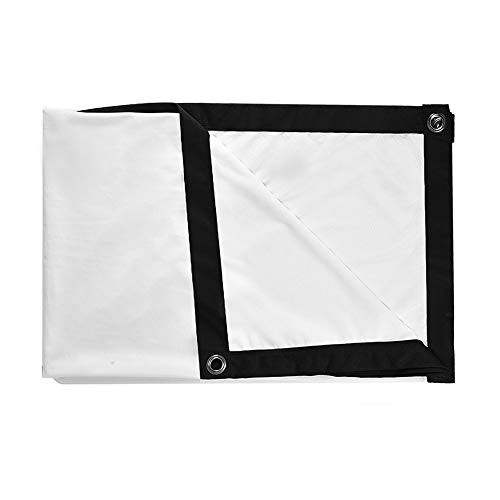 APAINI 100-inch Projector Screen16:9 Canvas Matt Projection Screen Portable Foldable Anti-Crease Indoor Outdoor Projector Movies Screen