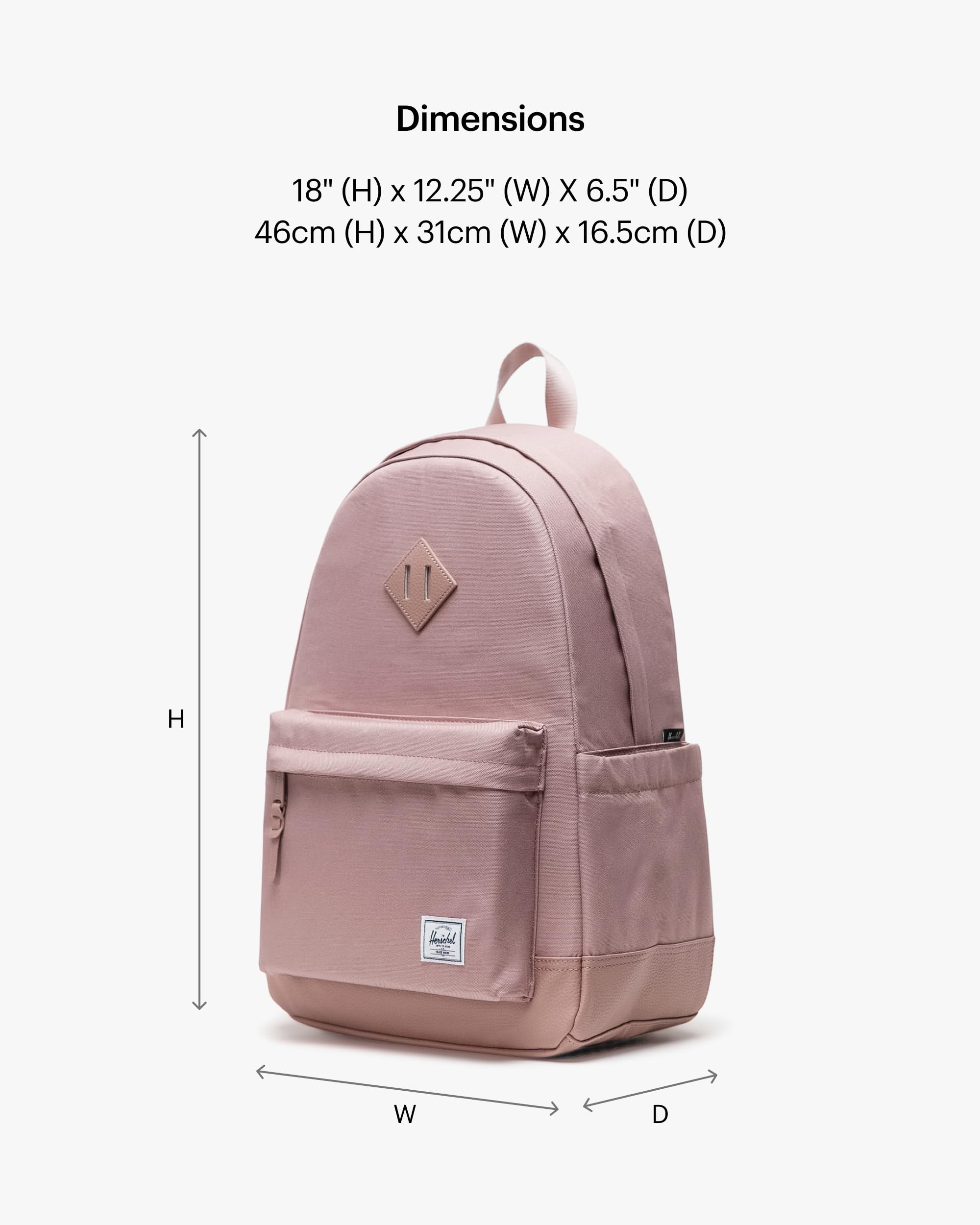 Herschel Heritage, Scarab/Black/Saddle, One Size