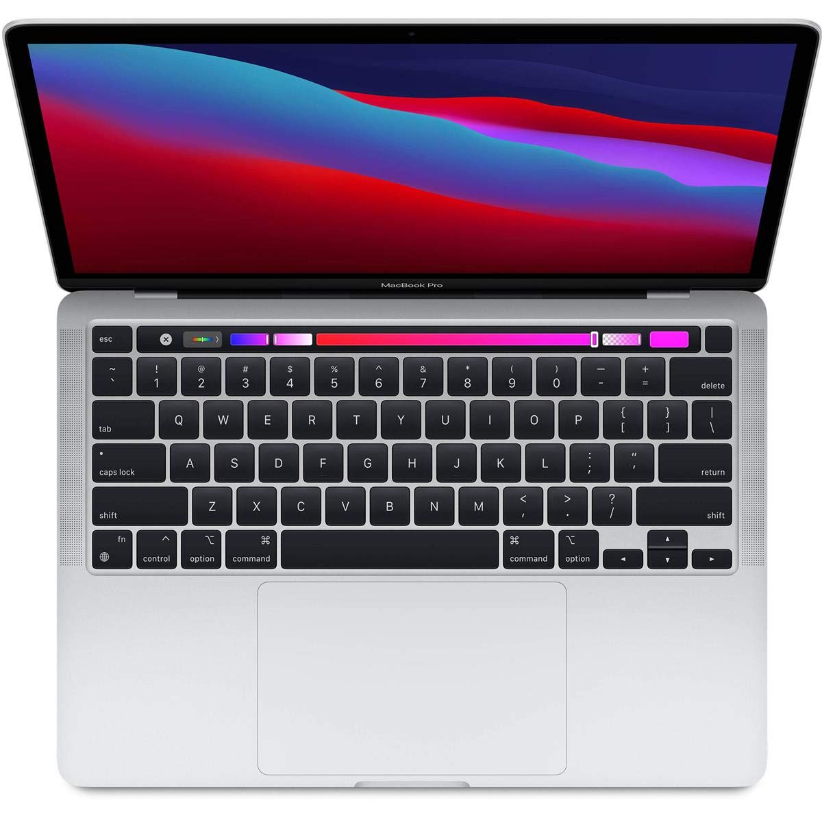 Apple MacBook Pro 13.3" with Retina Display, M1 Chip with 8-Core CPU and 8-Core GPU, 16GB Memory, 512GB SSD, Silver, Late 2020